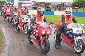 VJMC parades at Donington's WSB round | Classic Bike Hub