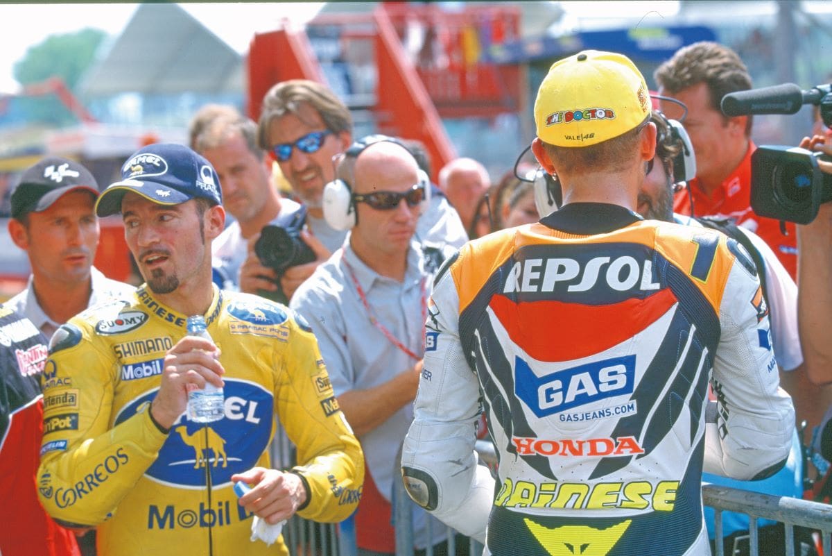 Rossi vs Biaggi: where did their rivalry begin? | Classic Bike Hub