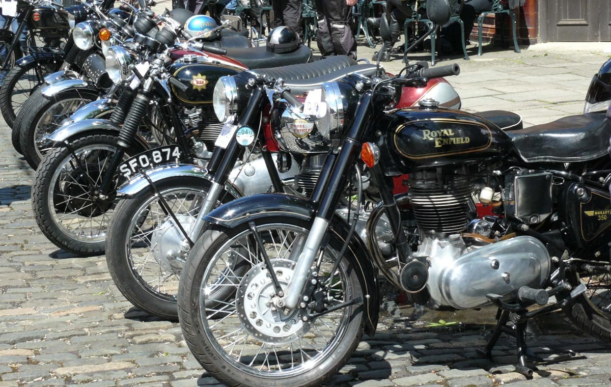 Classic Motorcycle Day at Crich Tramway Village | Classic Bike Hub