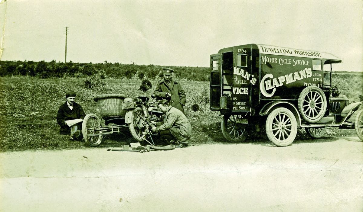 From the archive: The travelling motorcycle repair shop | Classic Bike Hub