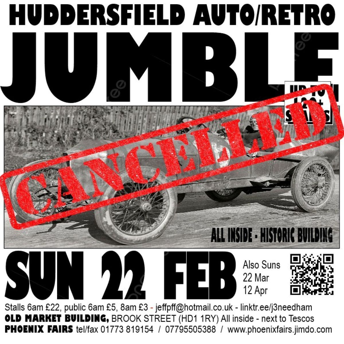 Huddersfield Autojumble cancelled | Classic Bike Hub